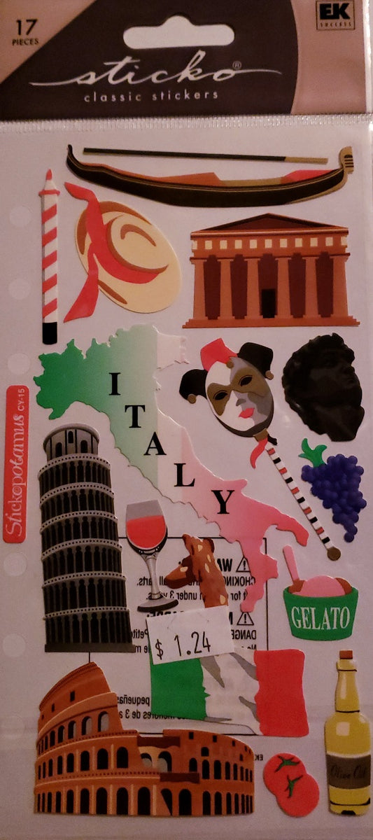 Sticko - flat sticker sheets - Italy – Dies...to die for