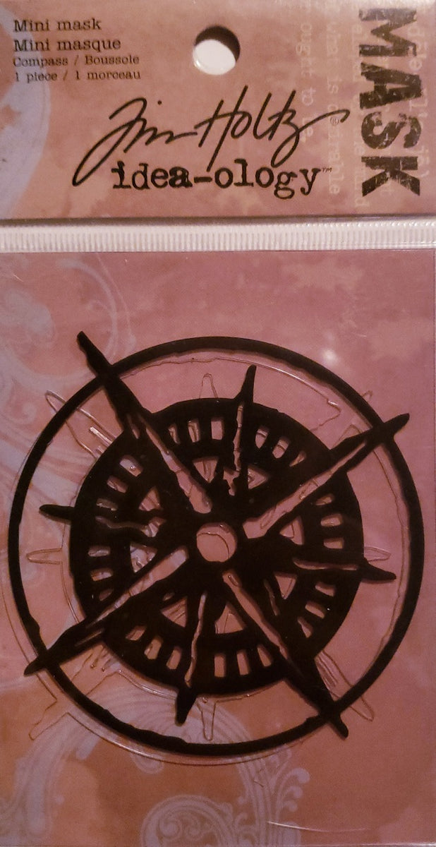 Tim Holtz idea-ology Mask - mini mask - compass stencil – Dies...to die for