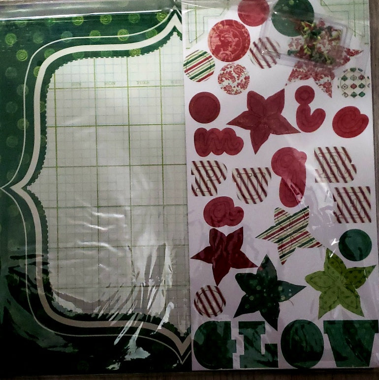 We R memory keeper's - 12 x 12 scrapbook designer page kit - peppermin ...
