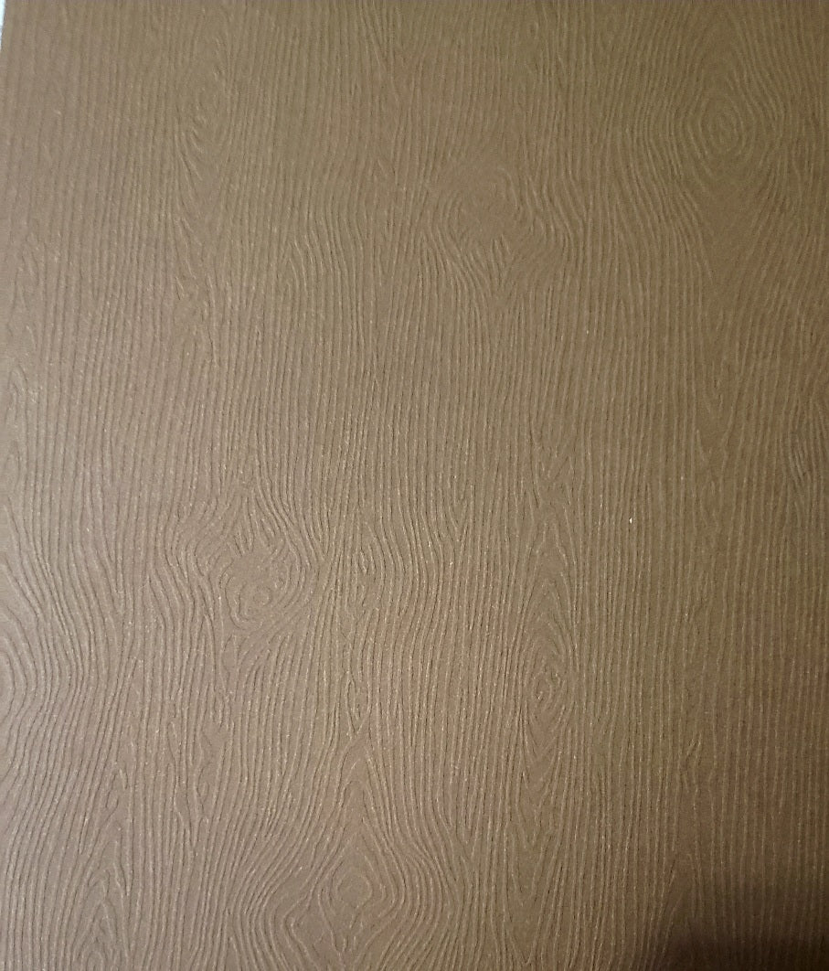 Ac American crafts solid color cardstock - 12 x 12 - brown wood textur ...