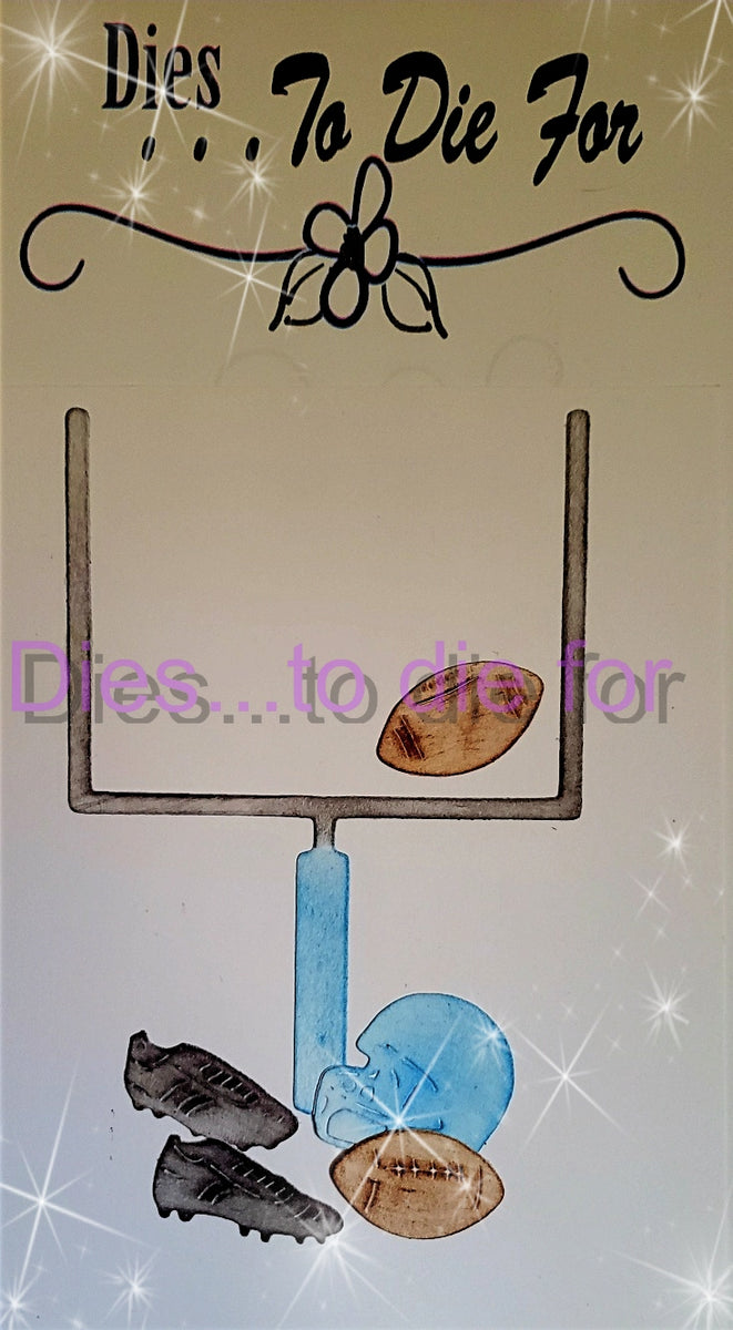 Dies ... to die for LLC metal cutting die - Football Goal Post – Dies ...
