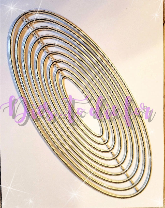 Dies ... to die for LLC metal cutting die - basic skinny ovals – Dies ...