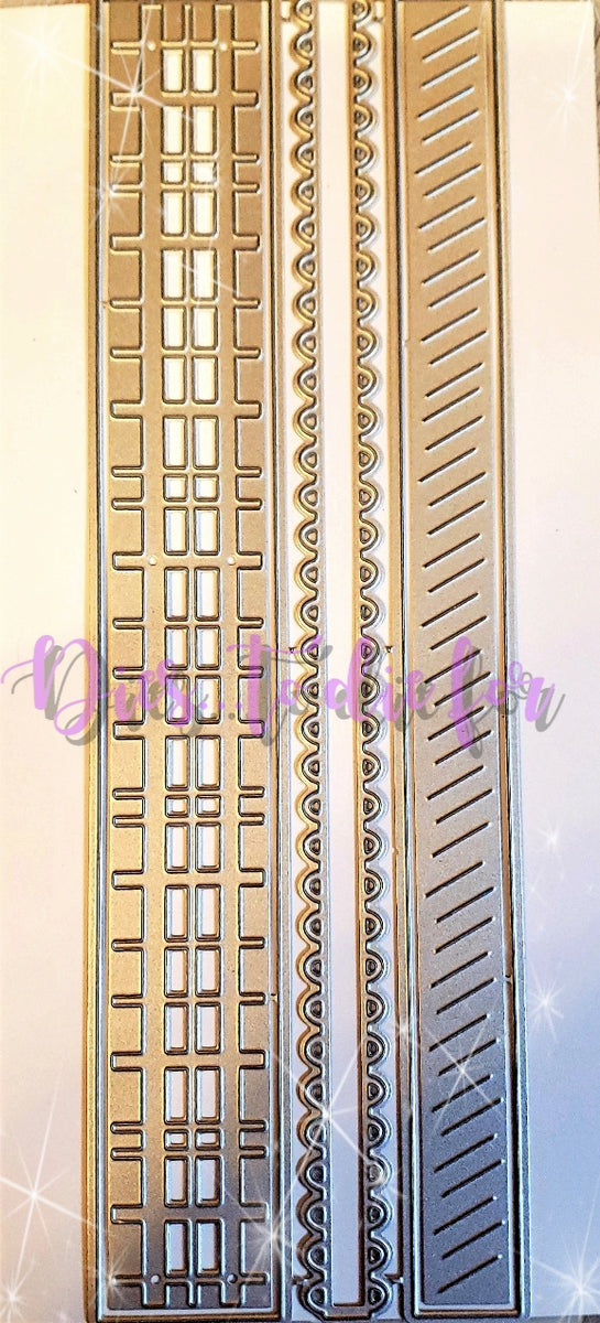 Dies ... to die for LLC metal cutting die - slimline borders - ribbons ...