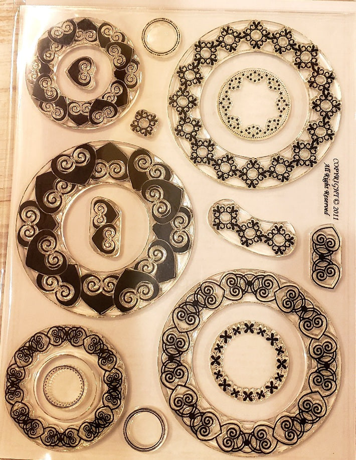 Stamping Scrapping clear stamp set - anglaise – Dies...to die for