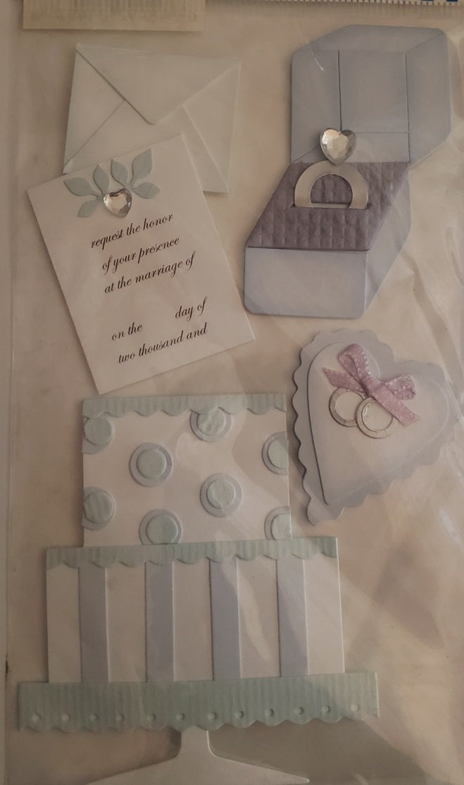 Paper bliss wedding dimensional stickers – Dies...to die for