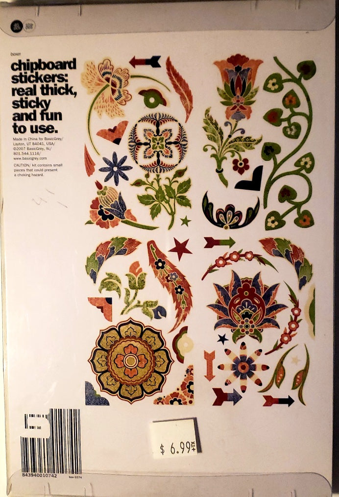 Basic Grey - chipboard sticker shapes - boxer – Dies...to die for