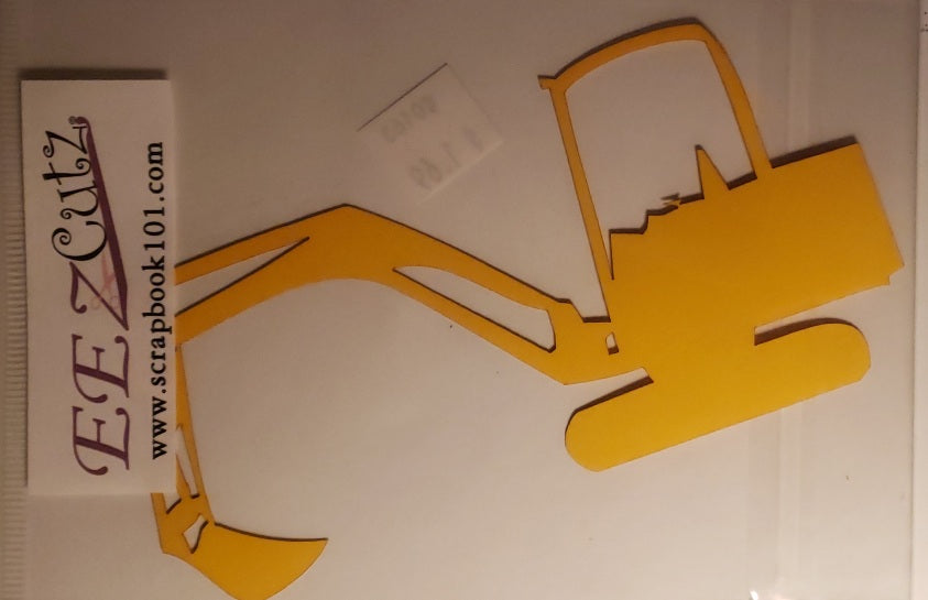 EEZ cuts laser cut shape - back hoe - backhoe – Dies...to die for