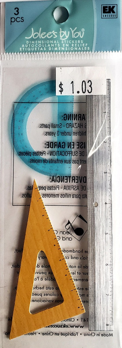 Jolee's Boutique Dimensional Sticker - rulers - small pack – Dies...to ...