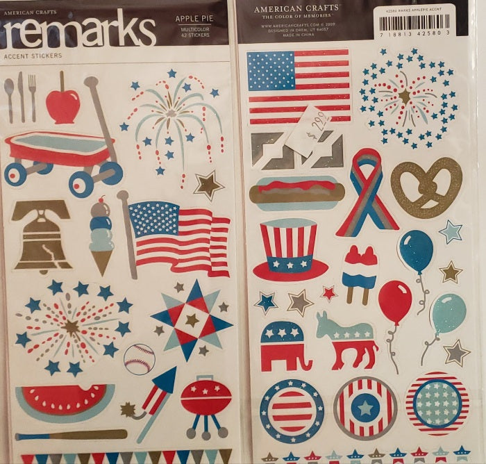 AC - American crafts - ReMarks sticker sheets - apple pie – Dies...to ...
