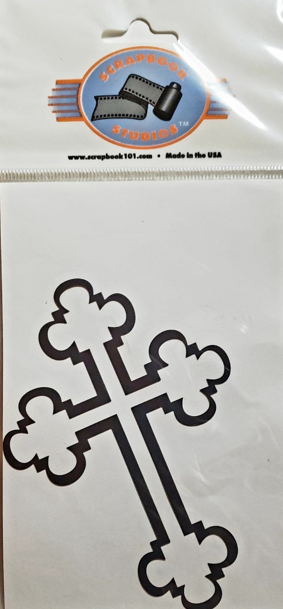 Scrapbook 101 - laser cut design - cross – Dies...to die for