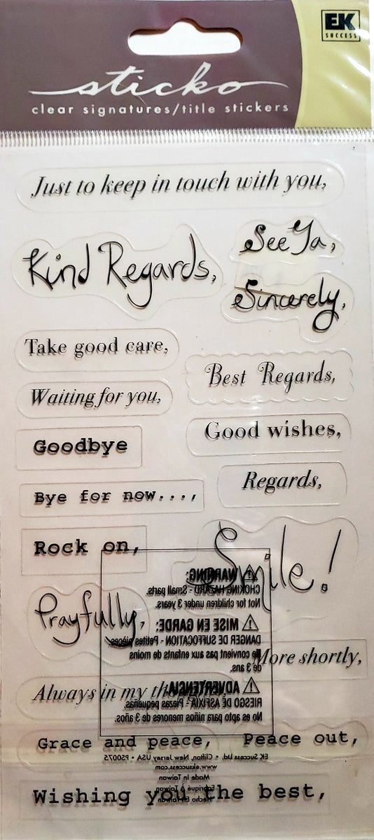 Sticko - flat sticker sheet - signatures sayings 6 – Dies...to die for