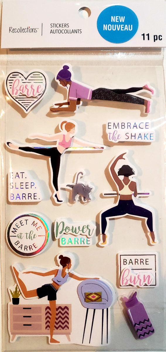 Recollections - dimensional sticker pack - dance exercise – Dies...to ...