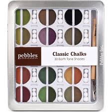 Pebbles Inc Classic Chalks set I Kandee - Earth tone shades – Dies...to ...